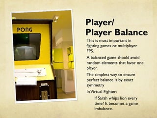 Game Development: Game Balance | PPT
