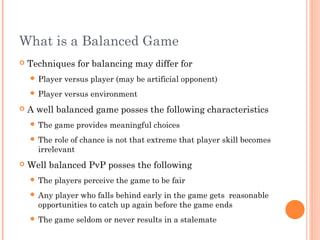 Game balancing | PPT
