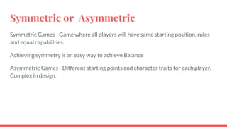 Game balancing | PPTX