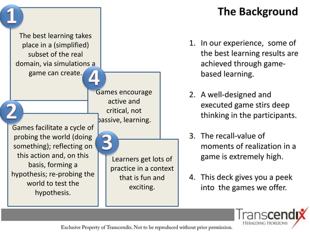 Game Based Interventions By Transcendix | PPT