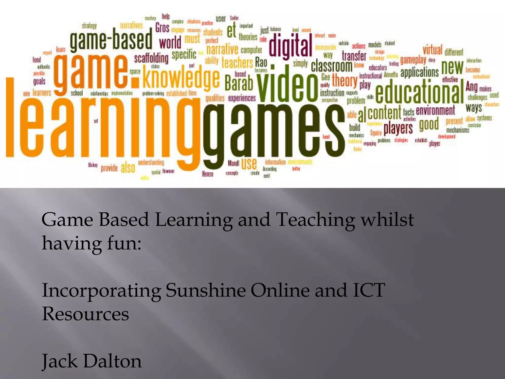 Game based learning | PPTX