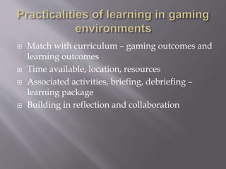 Game based learning | PPTX