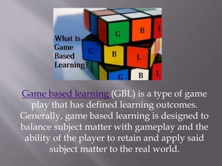 Game based learning | PPTX