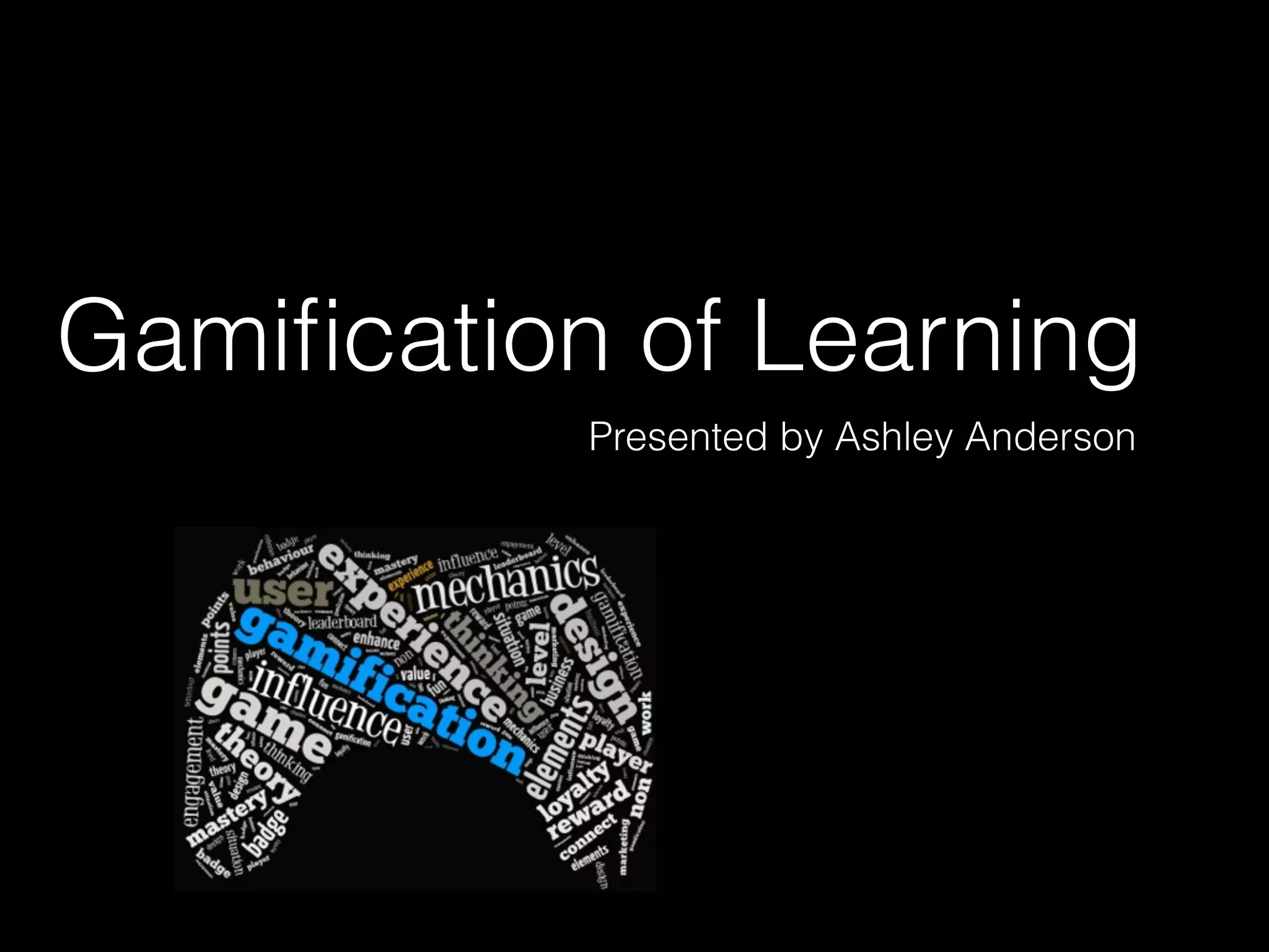 Game based learning presentation | PPT
