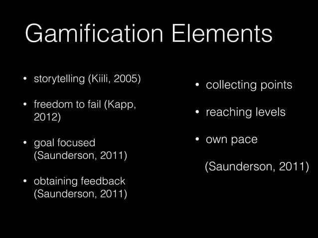 Game based learning presentation | PPT