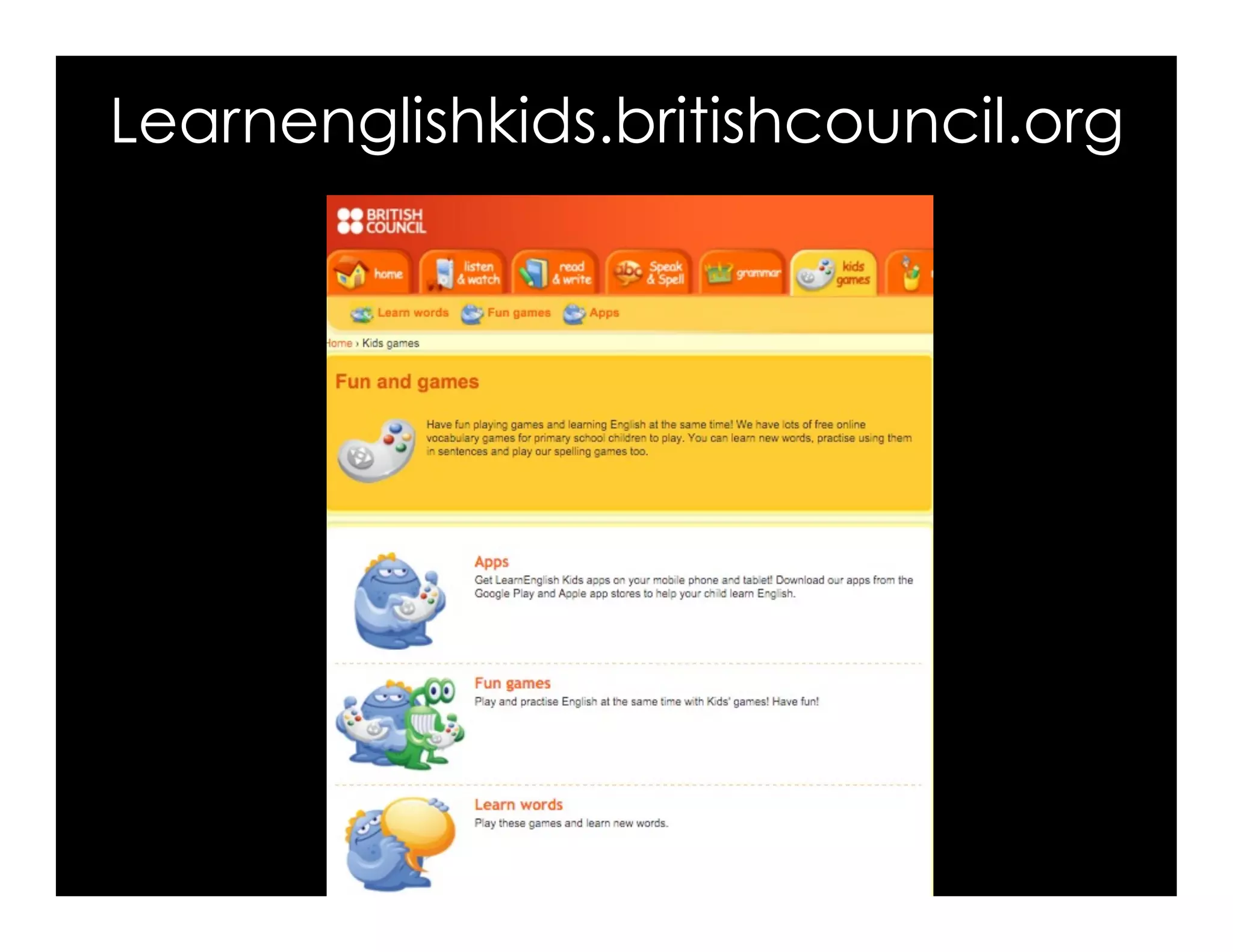 Game Based Language Learning for Kids and Teens | PPT