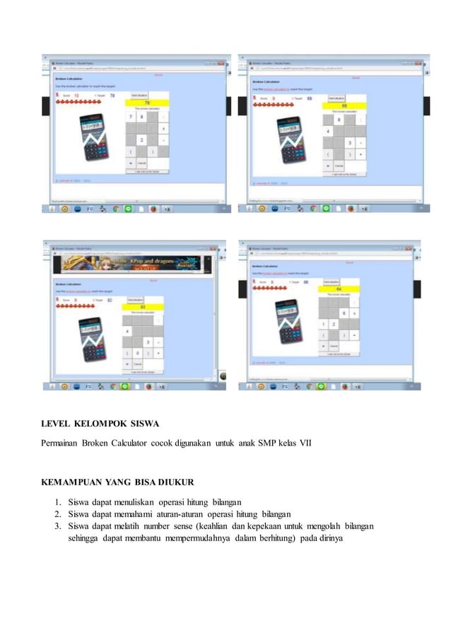 Applet - Game Broken Calculator | DOCX