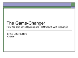 Game Changer Book Summary.ppt