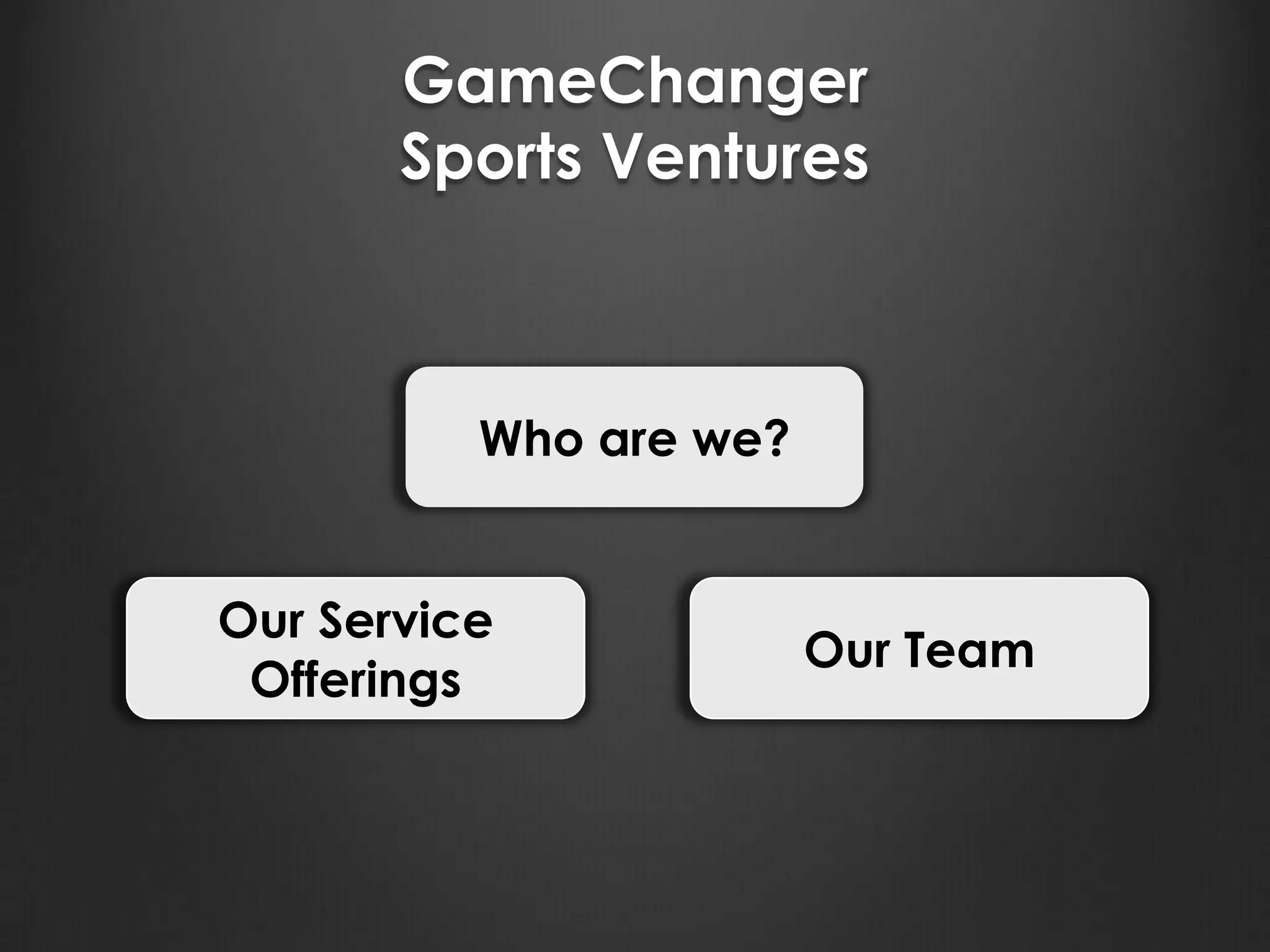 GameChanger Sports Ventures Corporate Profile | PPTX