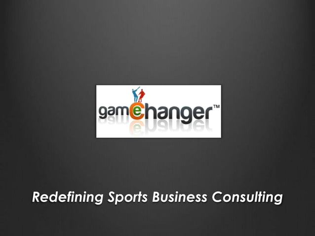 GameChanger Sports Ventures Corporate Profile | PPT