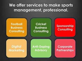 Gamechanger Sports Ventures Corporate Profile | PPTX