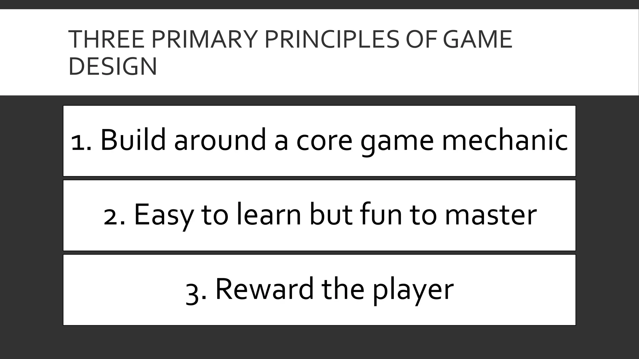 Game Design Principle | PPTX