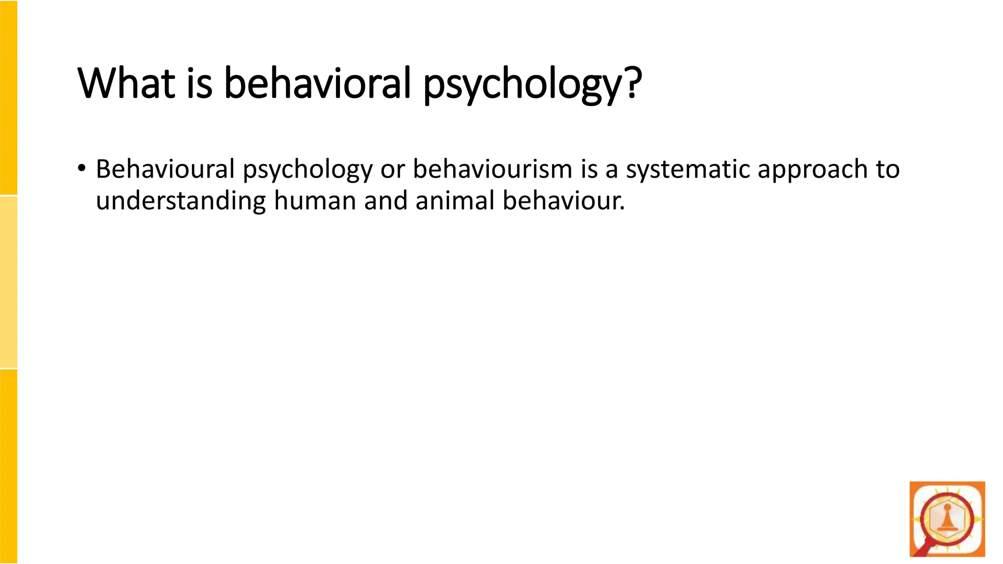 Game Design - Behavioral psychology Intro | PPTX