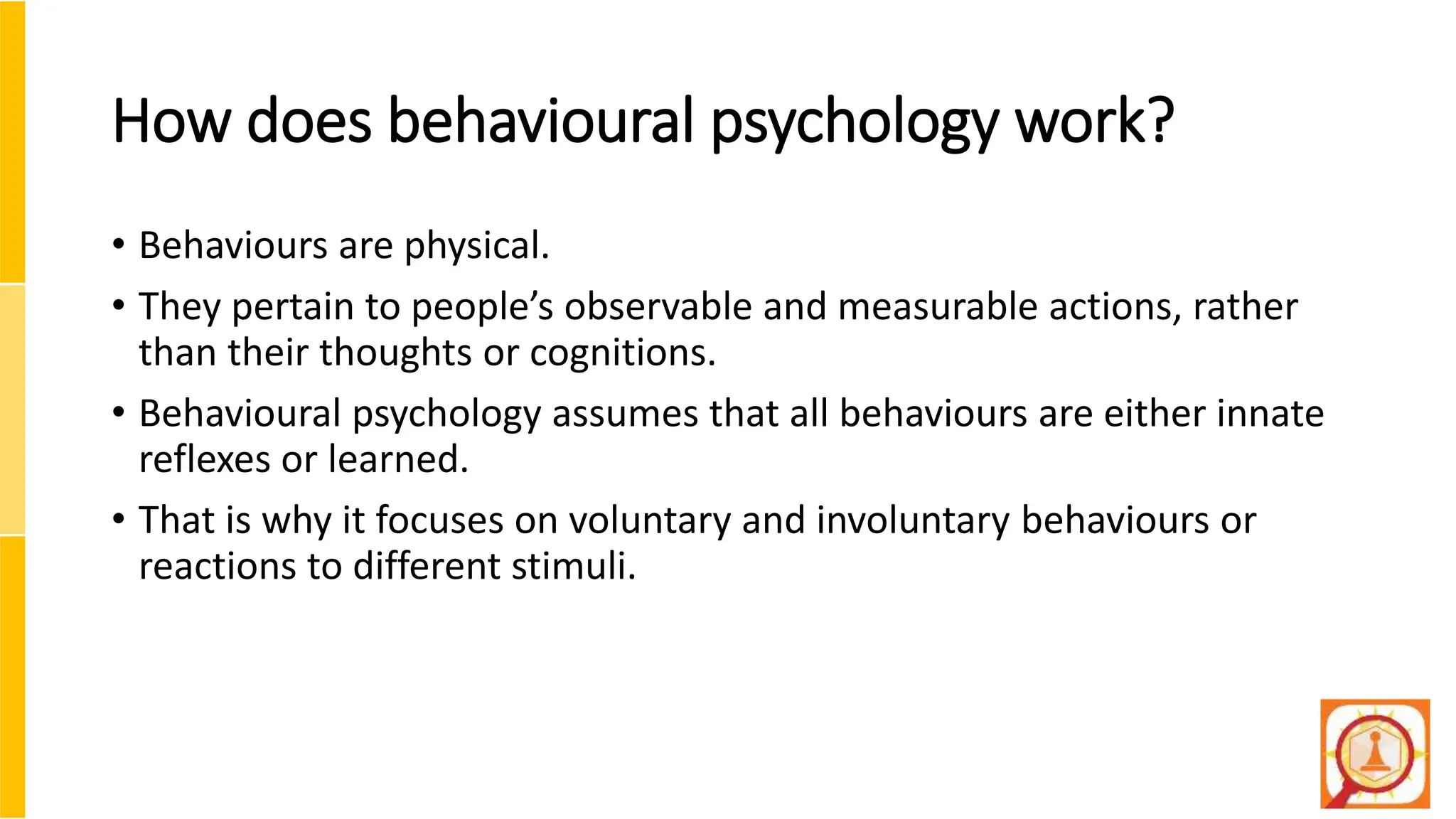 Game Design - Behavioral psychology Intro | PPTX