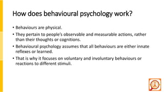 Game Design - Behavioral psychology Intro | PPT