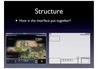 Game Design 2 (2013): Lecture 5 - Game UI Prototyping | PDF