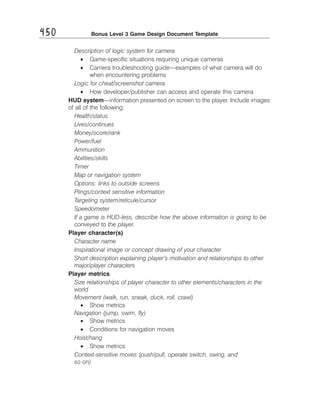 Game design doc template | PDF