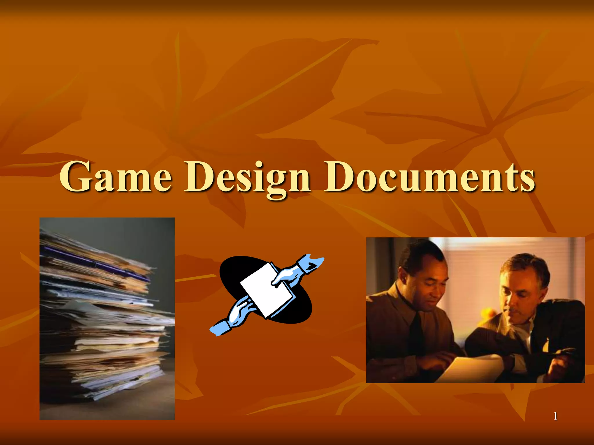 Game Designdocs Ppt