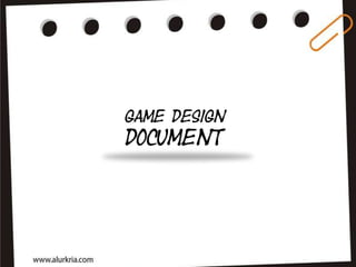 Game Design Document | PPT