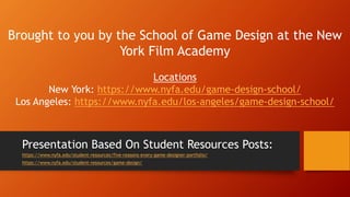 Game Designer Portfolio: Why Every Game Designer Should Have One And ...
