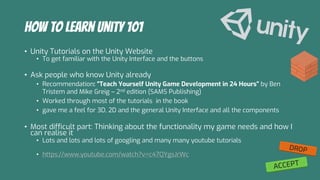 How to make a video game in 4 weeks | PPT