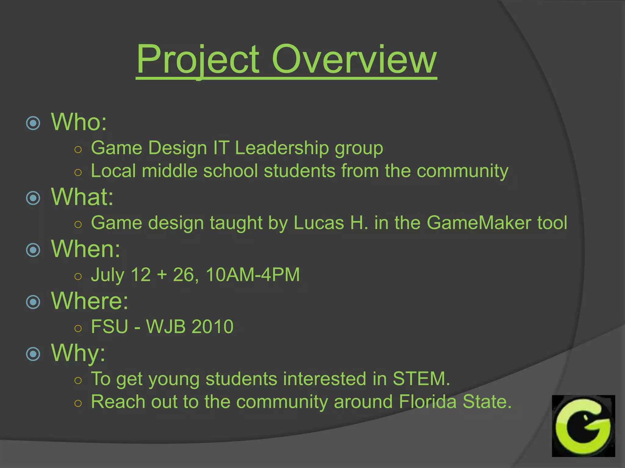 Game design workshop | PPT