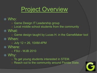 Game design workshop | PPT