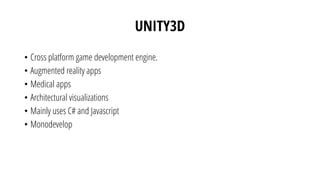 Game Development workshop with Unity3D. | PDF