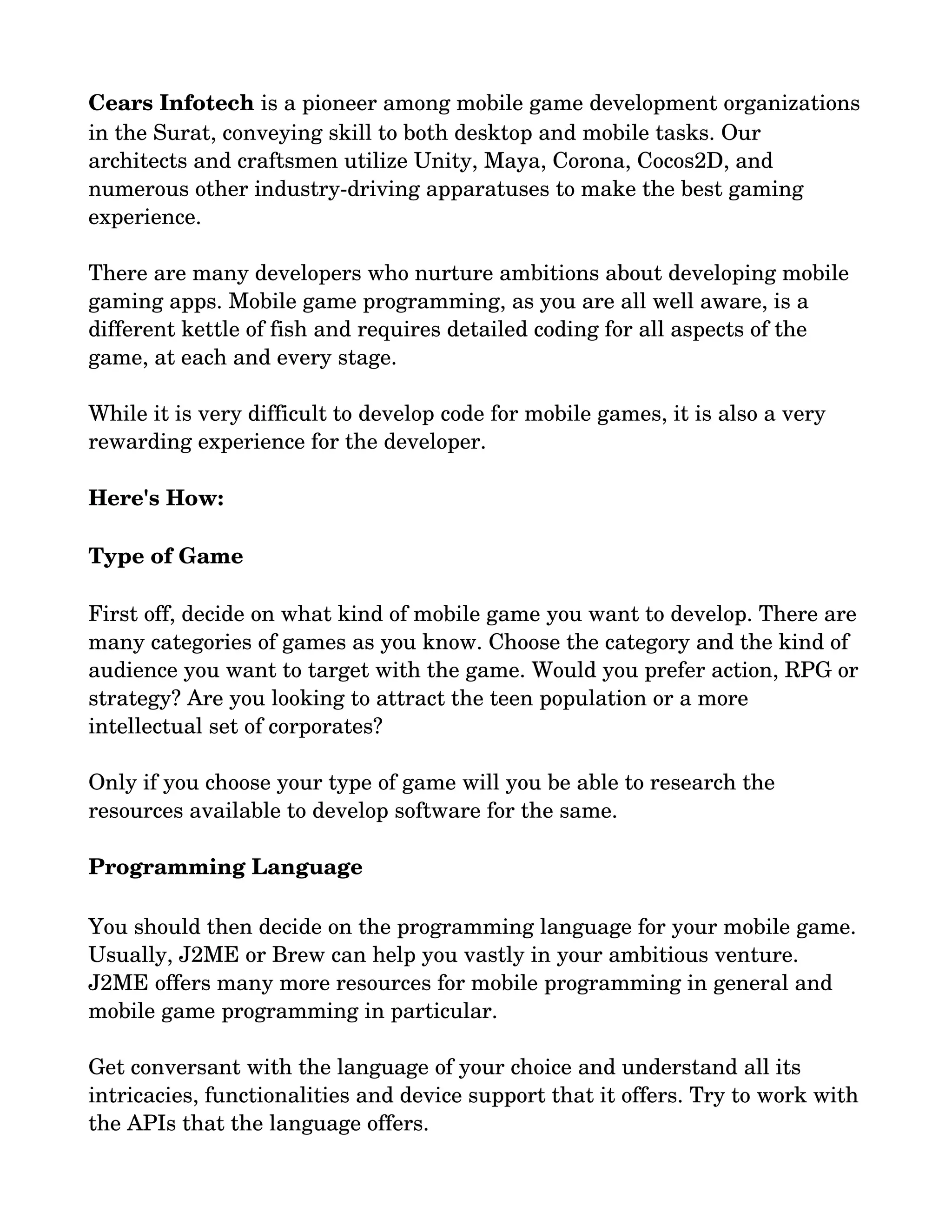 Game development | PDF