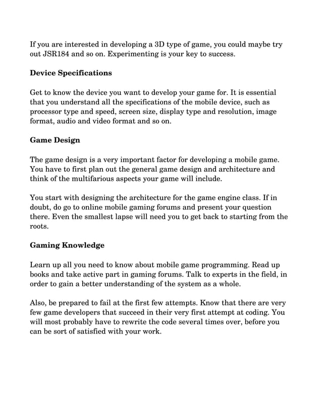 Game development | PDF