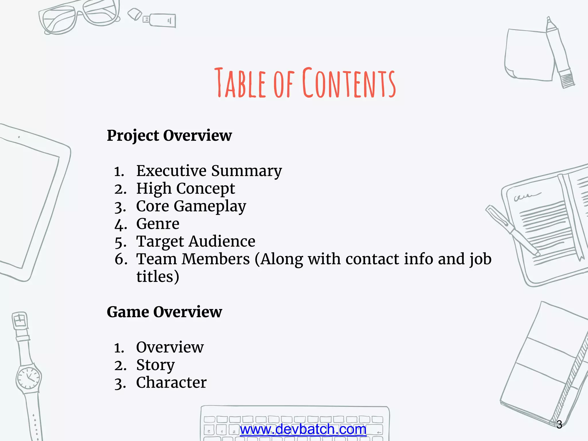 Game Design Document - Step by Step Guide | PPTX