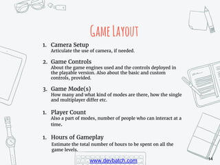 Game Design Document - Step by Step Guide | PPTX