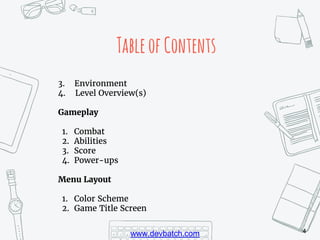 Game Design Document - Step by Step Guide | PPTX