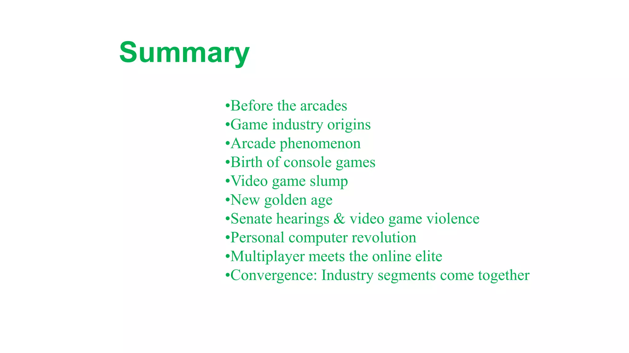 Game development history | PPTX