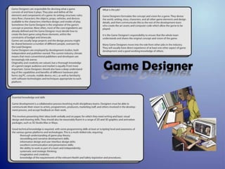 Game development industry | PPTX