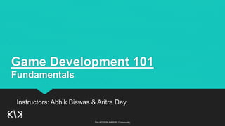 Game development session1 fundamentals of graphics engine | PPT