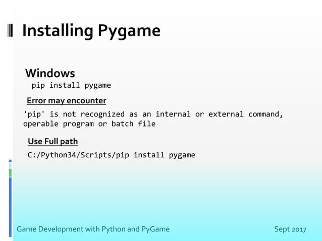Game Development With Python and Pygame | PDF | Programming Languages | Computing