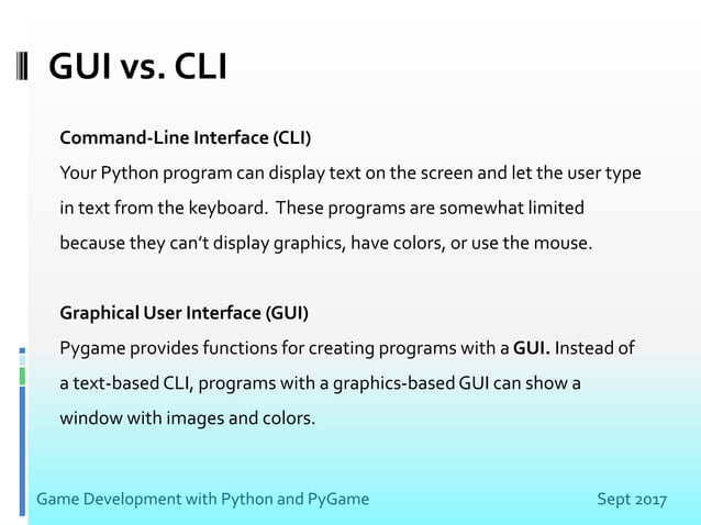 Game Development With Python and Pygame | PDF | Programming Languages | Computing