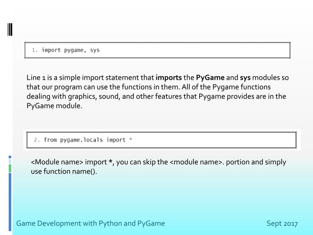 Game Development With Python and Pygame | PDF | Programming Languages | Computing