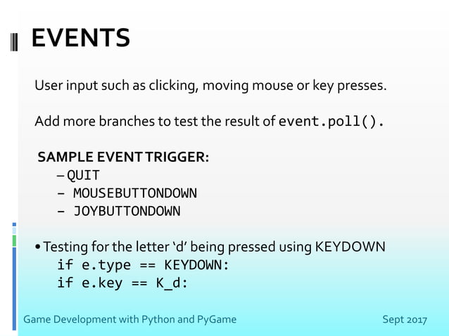 Game Development With Python and Pygame | PDF | Programming Languages | Computing