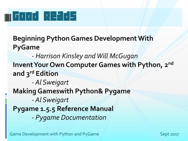 Game Development With Python And Pygame
