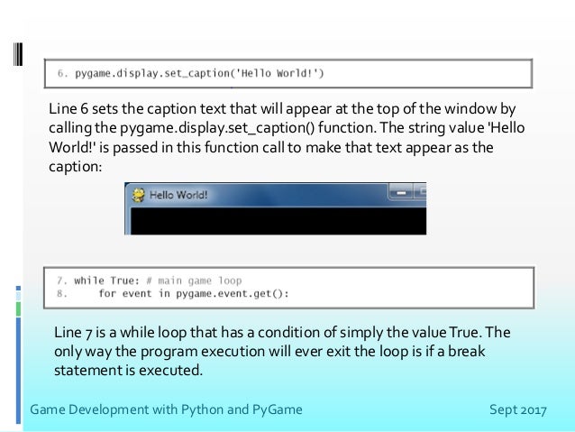 Game Development With Python and Pygame
