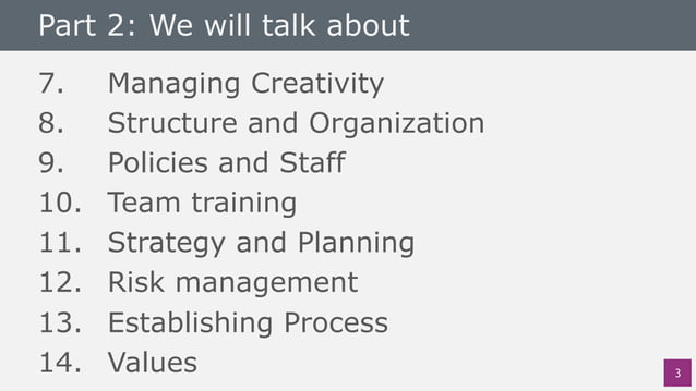 Game dev leadership and management part 2 | PPT