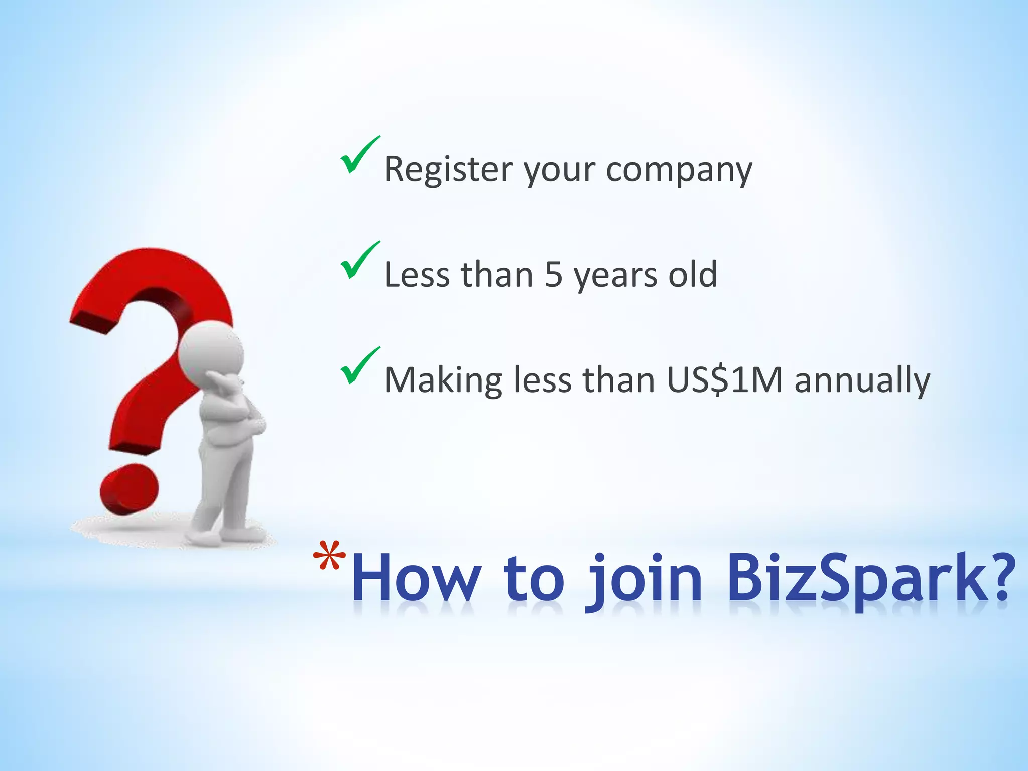Microsoft BizSpark | PPT