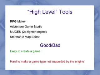 Game devtools | PPT