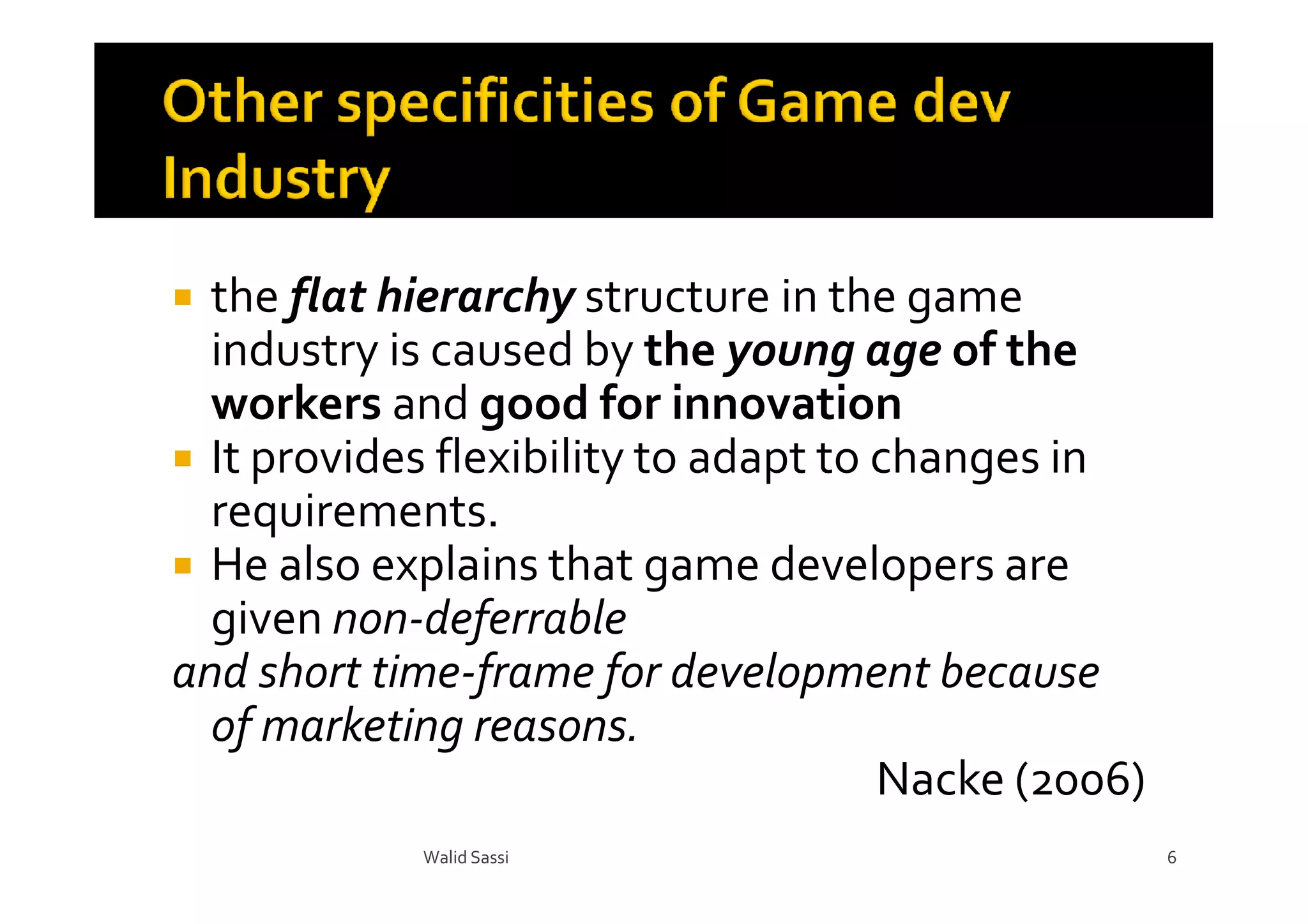 +Game dev vs traditional software engineering [recovered] | PPT