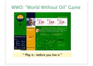 Game dynamics & community driven innovation | PPT