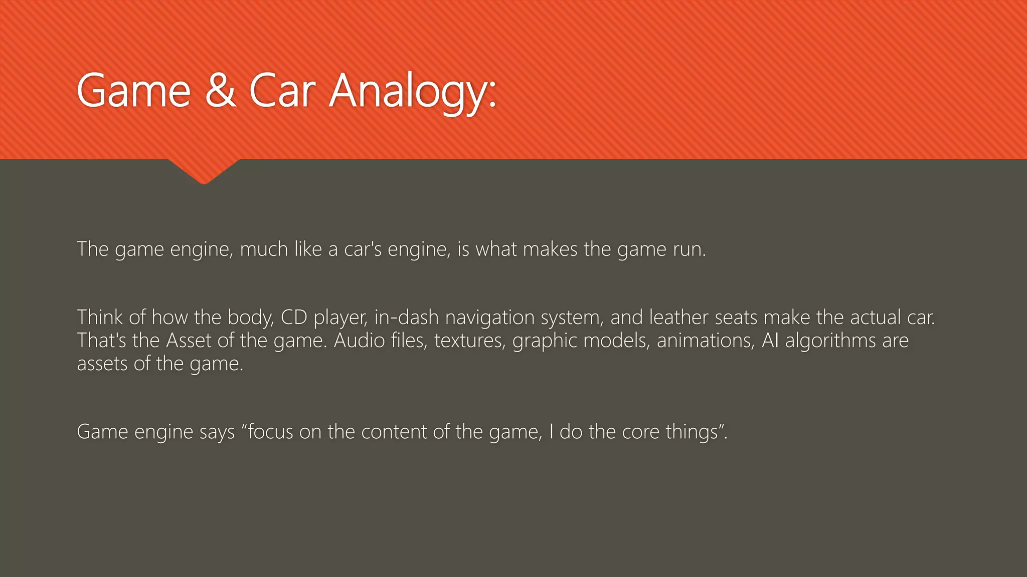 Introduction To Game Engine Concepts And Components Ppt