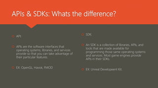 Introduction to Game Engine: Concepts & Components | PPTX