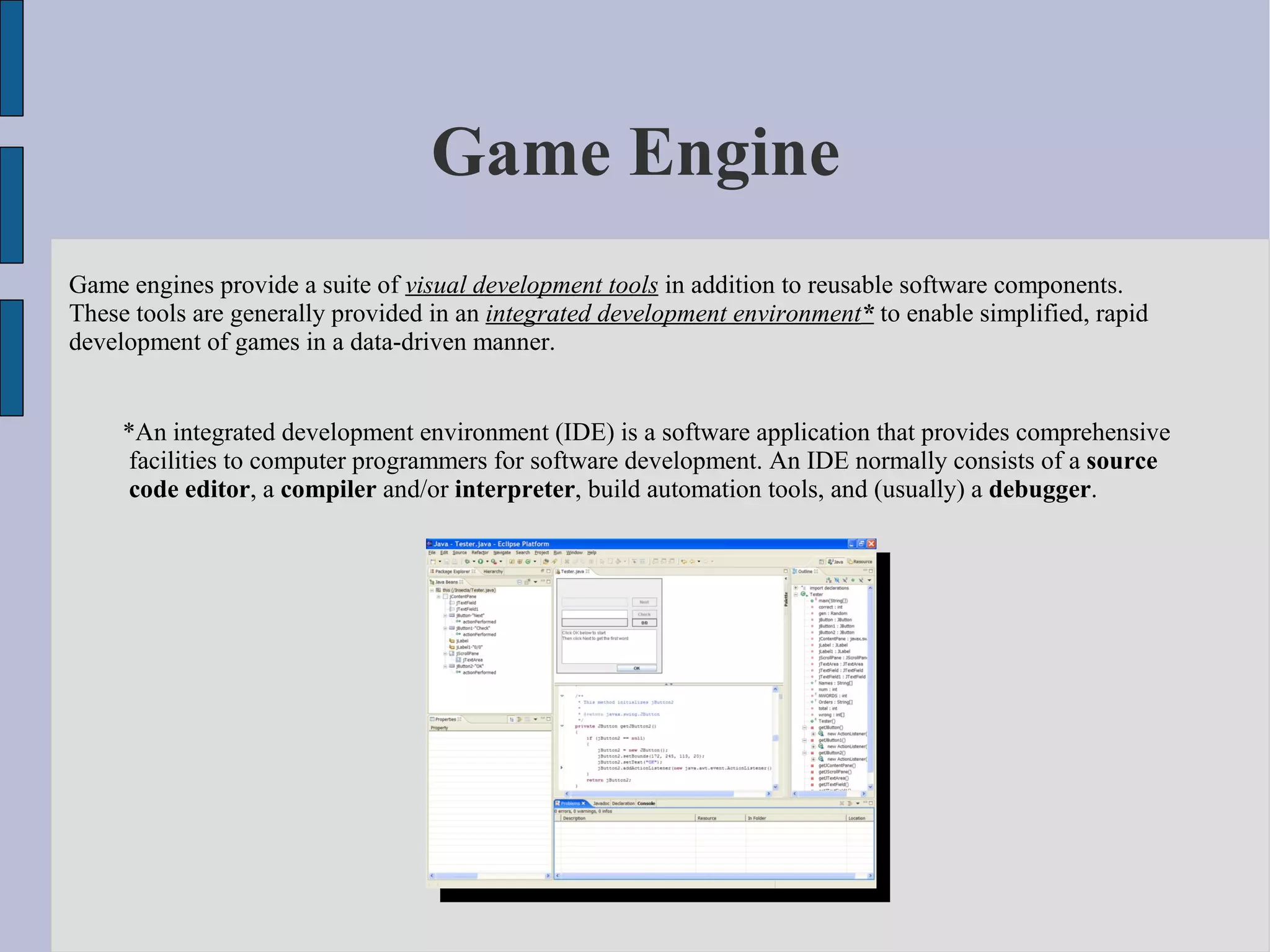 Game Engine Overview | PDF